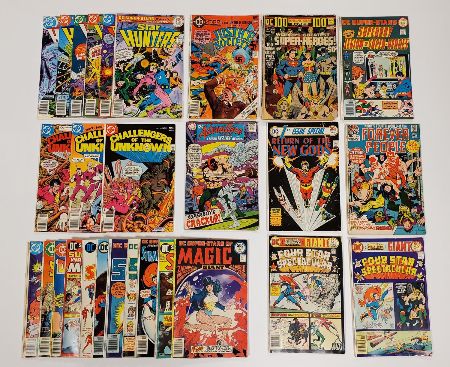 Price guide for 28 EARLY DC COMIC BOOKS 28 Early DC
