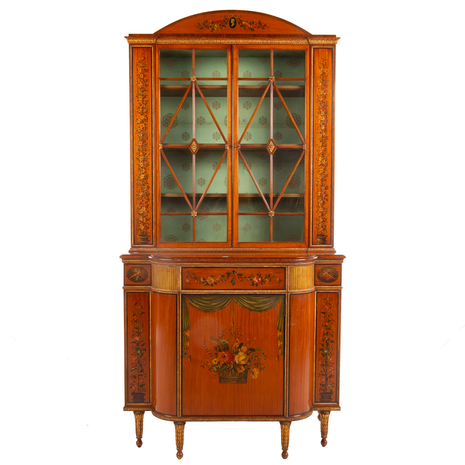 Price guide for ADAM STYLE CHINA CABINET 20th
